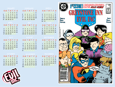 Calendar Wallpaper - Evil Inc