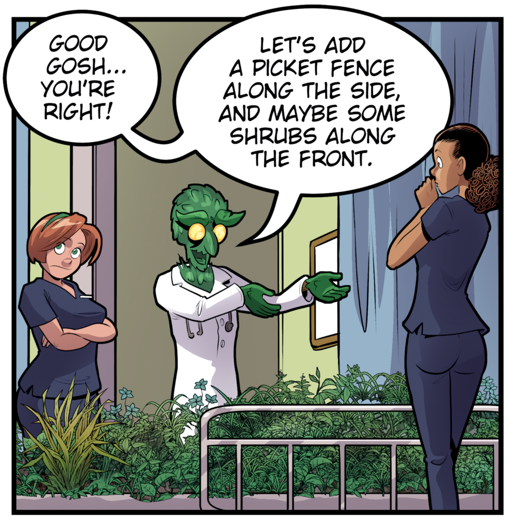 Playing doctor - Evil Inc