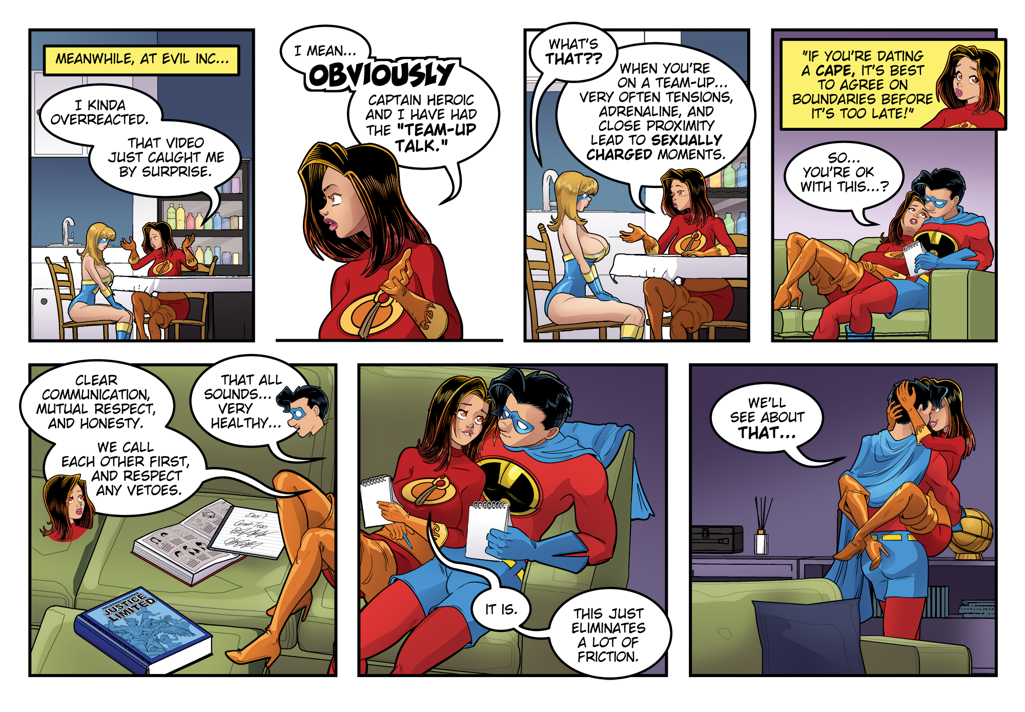 Chapter 17 | Page 4a: The Team-Up Talk - Evil Inc